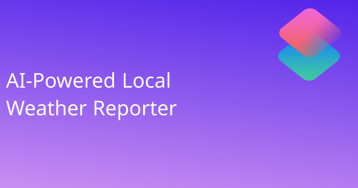 AI-Powered Local Weather Reporter
